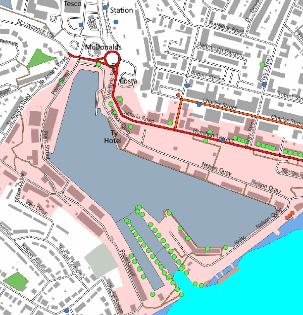 Milford Haven Street Maps