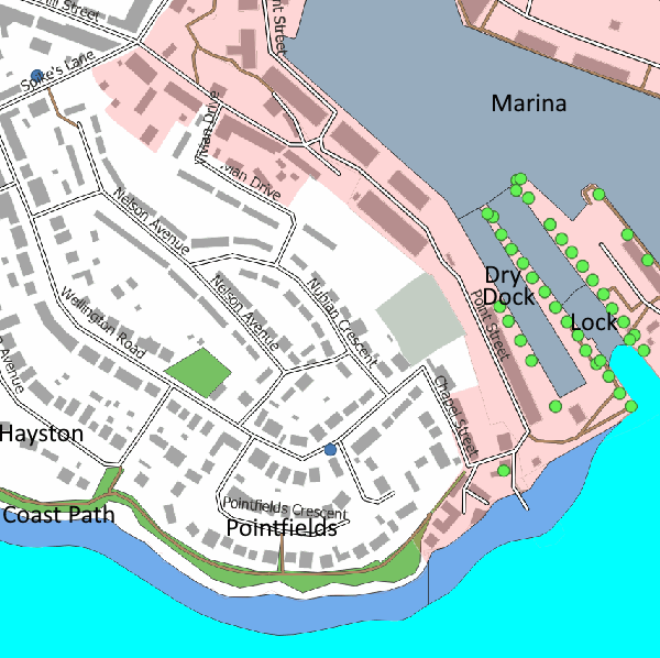 Milford Haven Street Maps